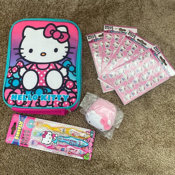 Hello Kitty | Toys | Hello Kitty Lunch Box Accessories Toothbrushes ...